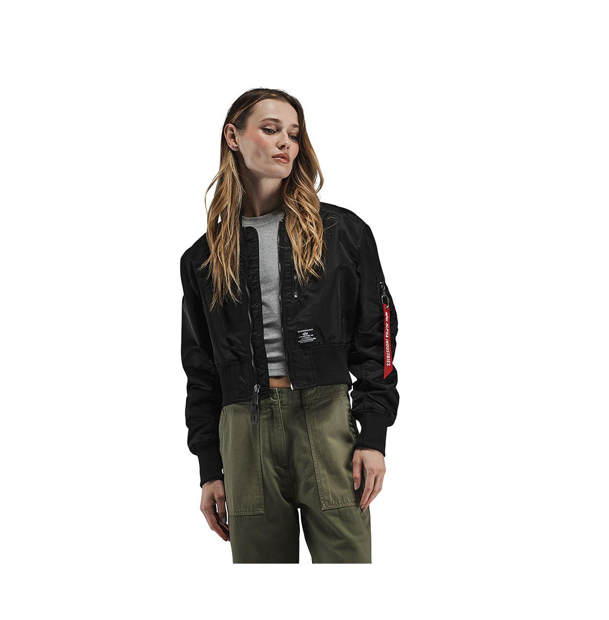 Click here for Alpha Industries Womens L-2B Cropped Gen Ii Flight... prices