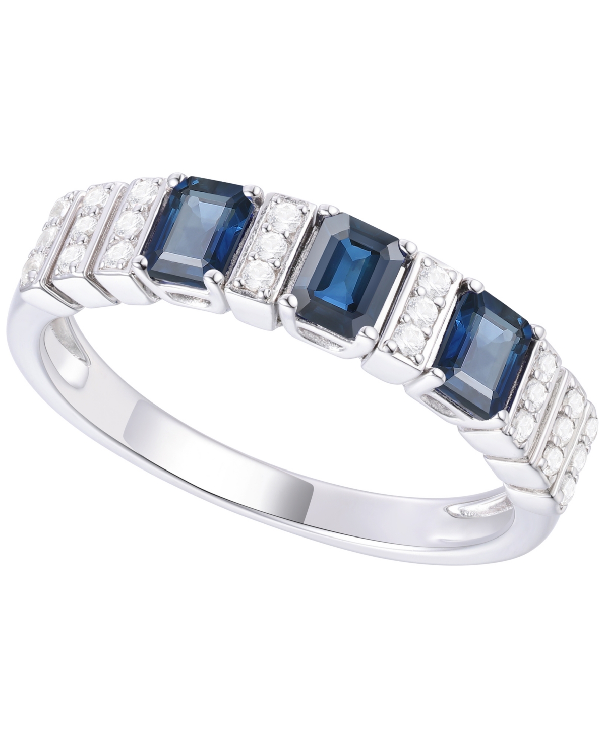 Click here for Macys Gemstone and Diamond Ring (1/6 ct. t.w.) in... prices