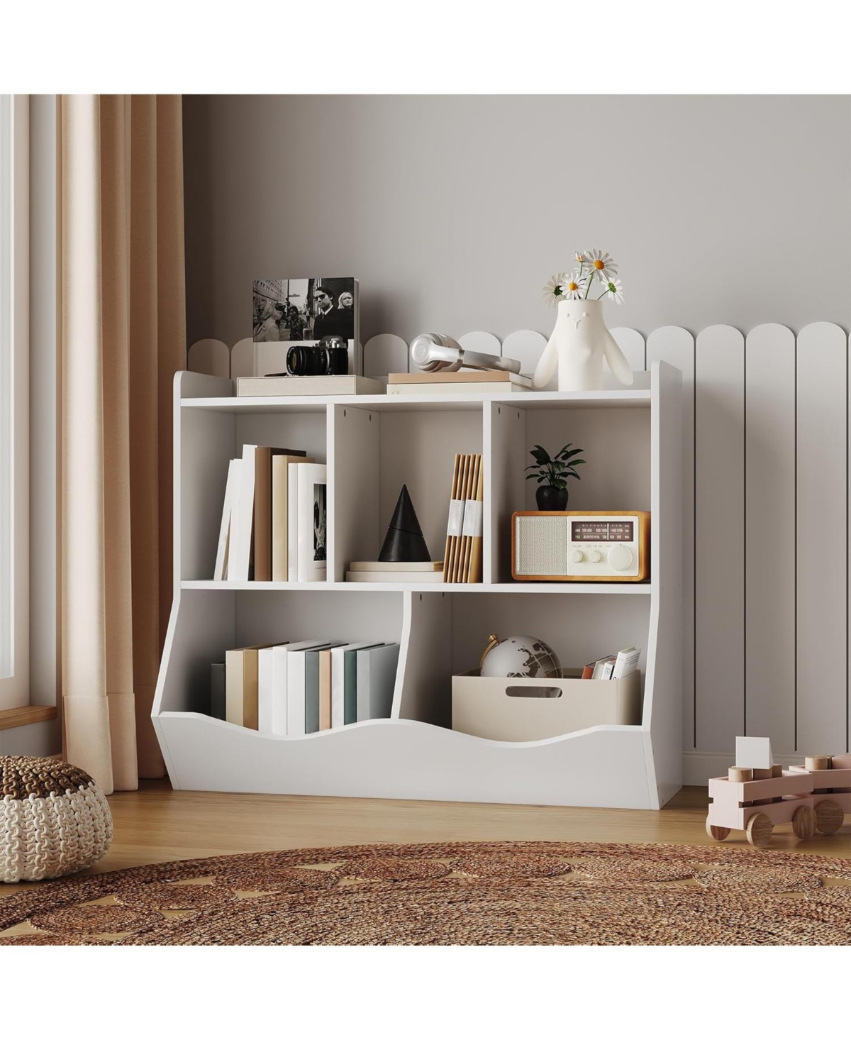 Click here for gaomon Stylish Wooden Toy Shelf  Toy Storage and O... prices