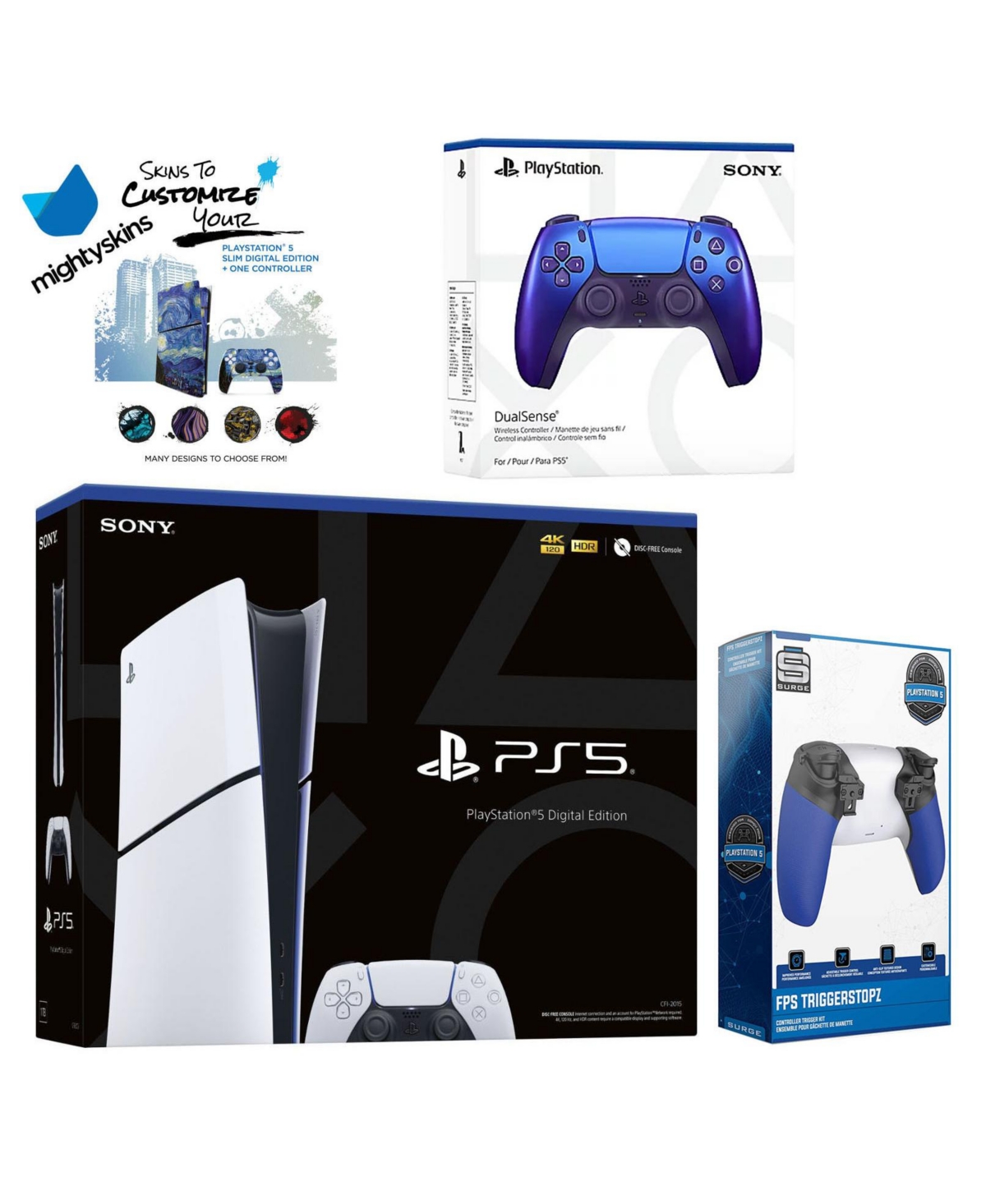 Click here for Sony Playstation 5 Slim Digital with Extra - Chrom... prices