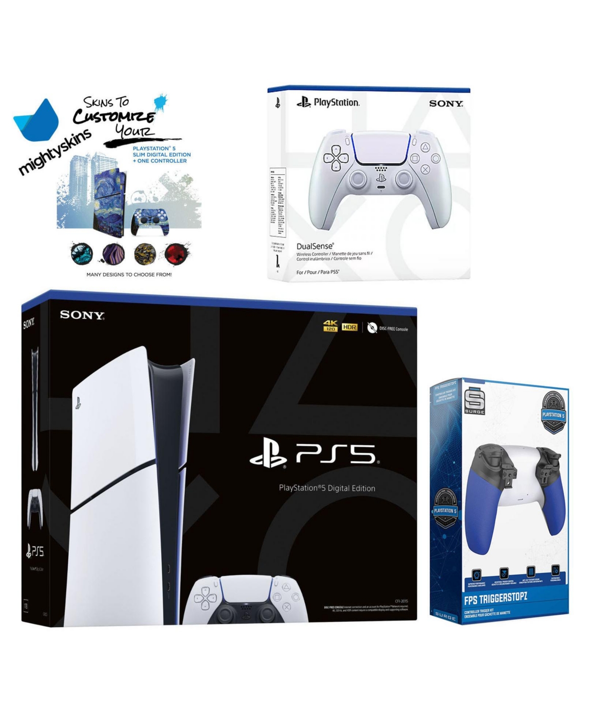 Click here for Sony Playstation 5 Slim Digital with Extra - Chrom... prices