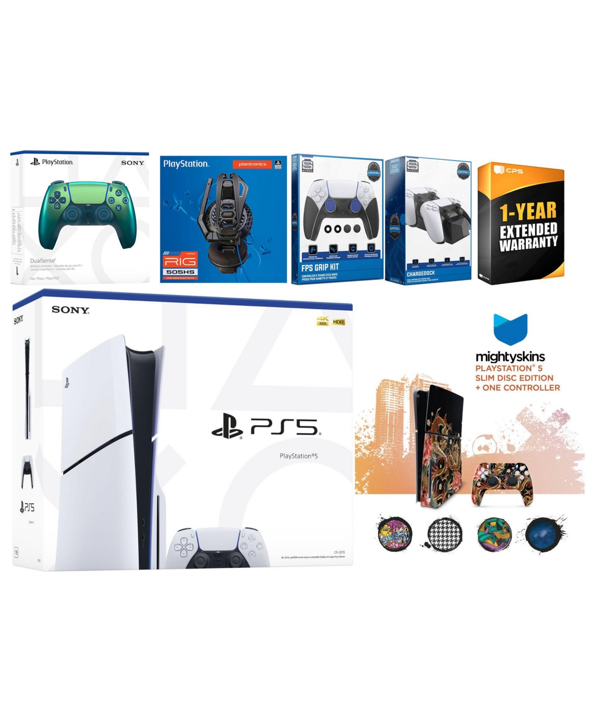Click here for Sony Playstation 5 Slim Disc with Extra - Chroma t... prices