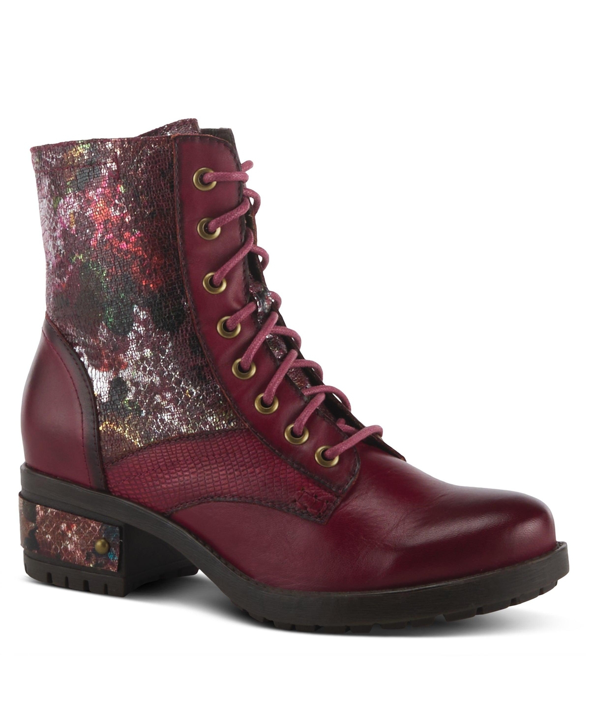 Click here for L Artiste Women s Marty-met Lace-Up Floral Metalli... prices
