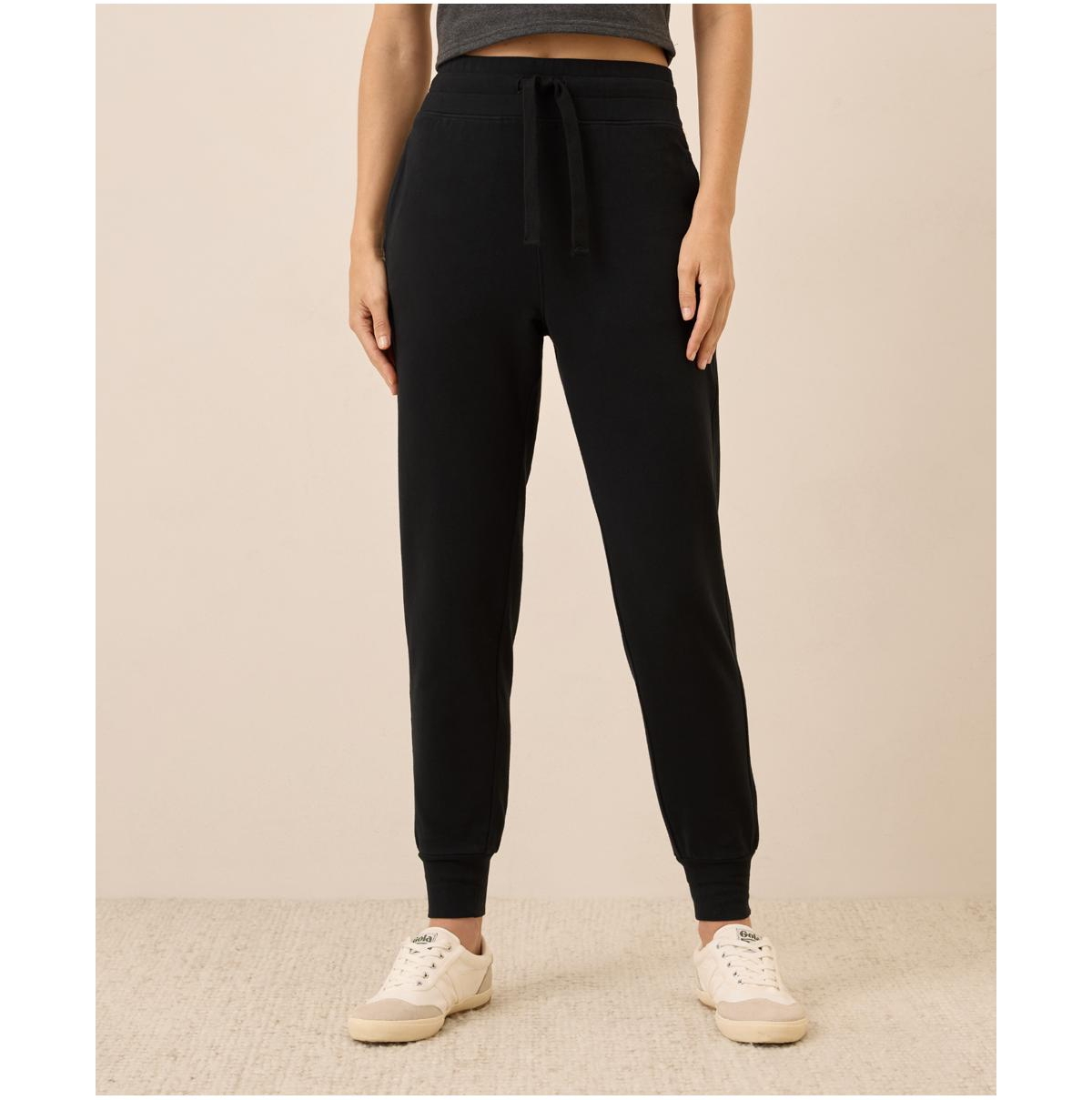 Click here for Pact Organic Cotton Roam Travel Jogger - Black prices