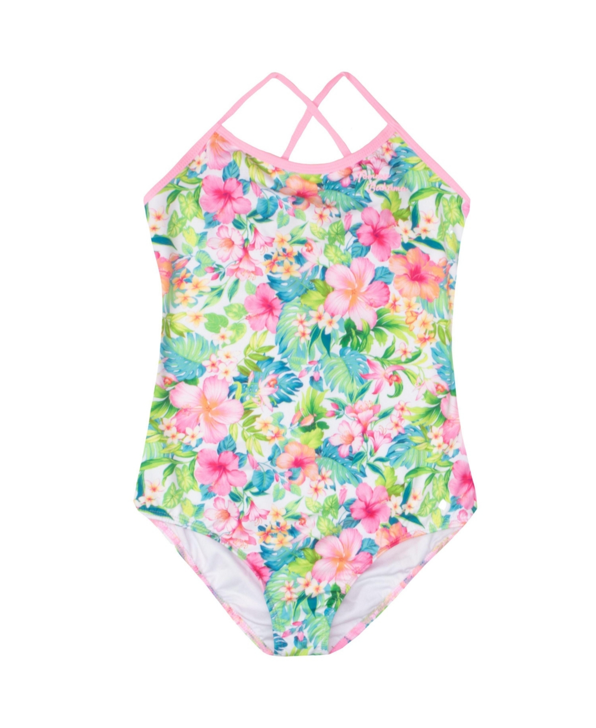 Click here for Tommy Bahama Little Girls Set Swimsuit - Pink/whit... prices