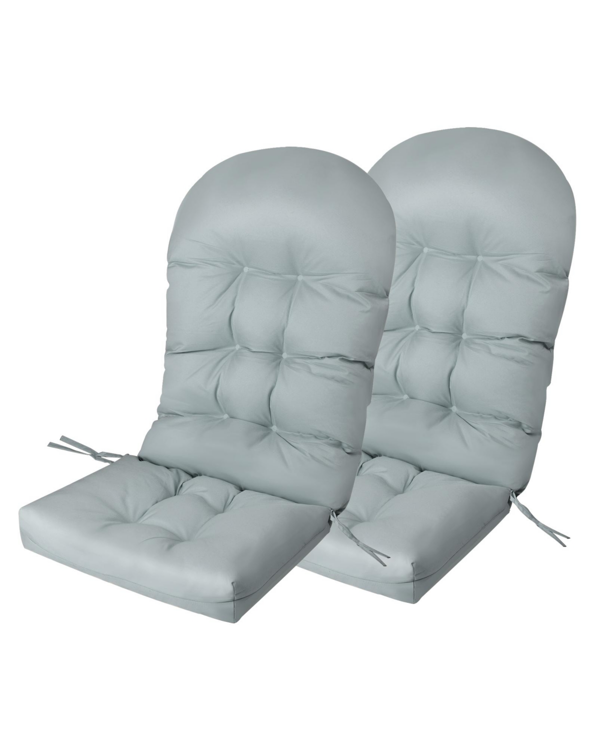 Click here for Gymax Set of 2 Patio Adirondack Chair Cushion High... prices