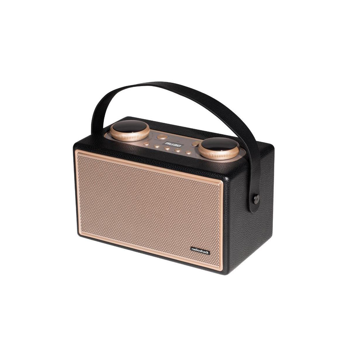 Click here for RadioShack 80W Gold Bluetooth Retro Speaker with M... prices