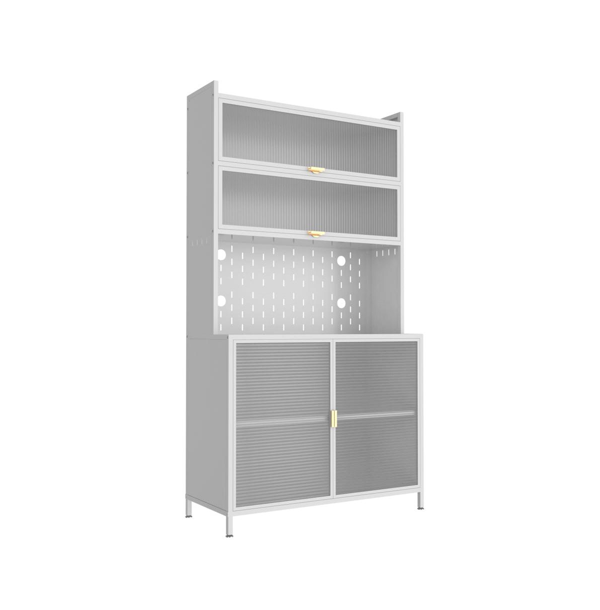 Click here for Chic Crate 73 Tall 6-Level Flip-Door Pegboard Meta... prices