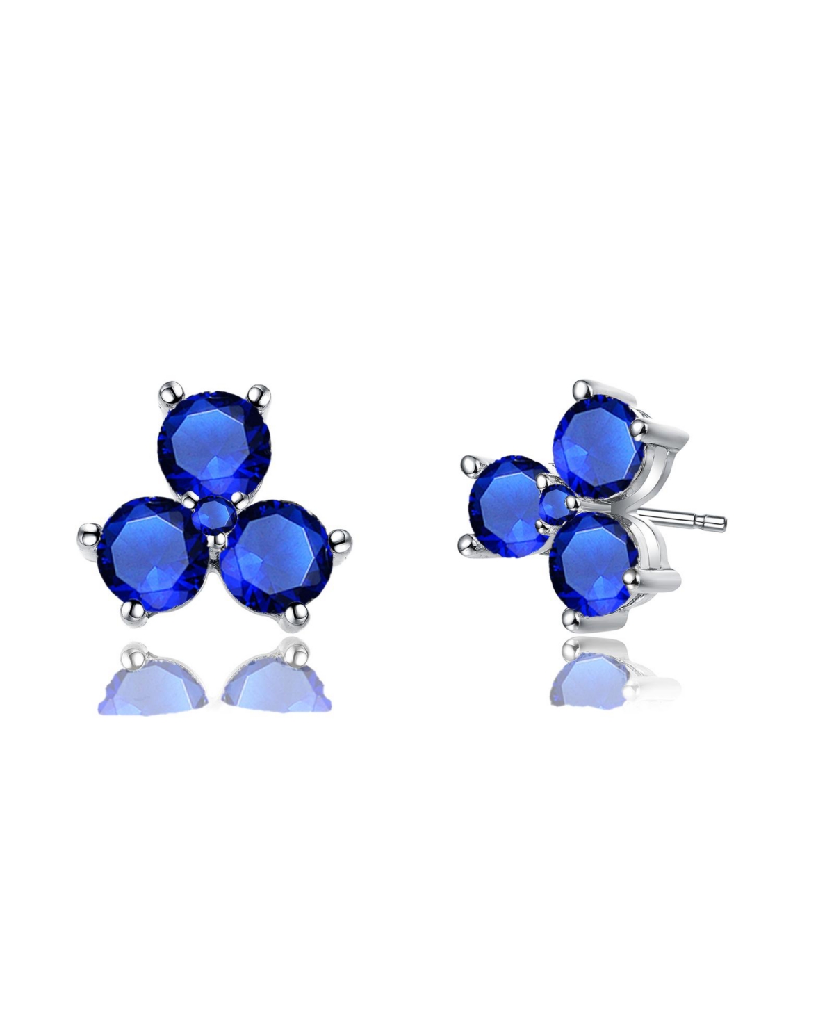 Click here for Rachel Glauber White Gold Plated with Clear Cubic... prices