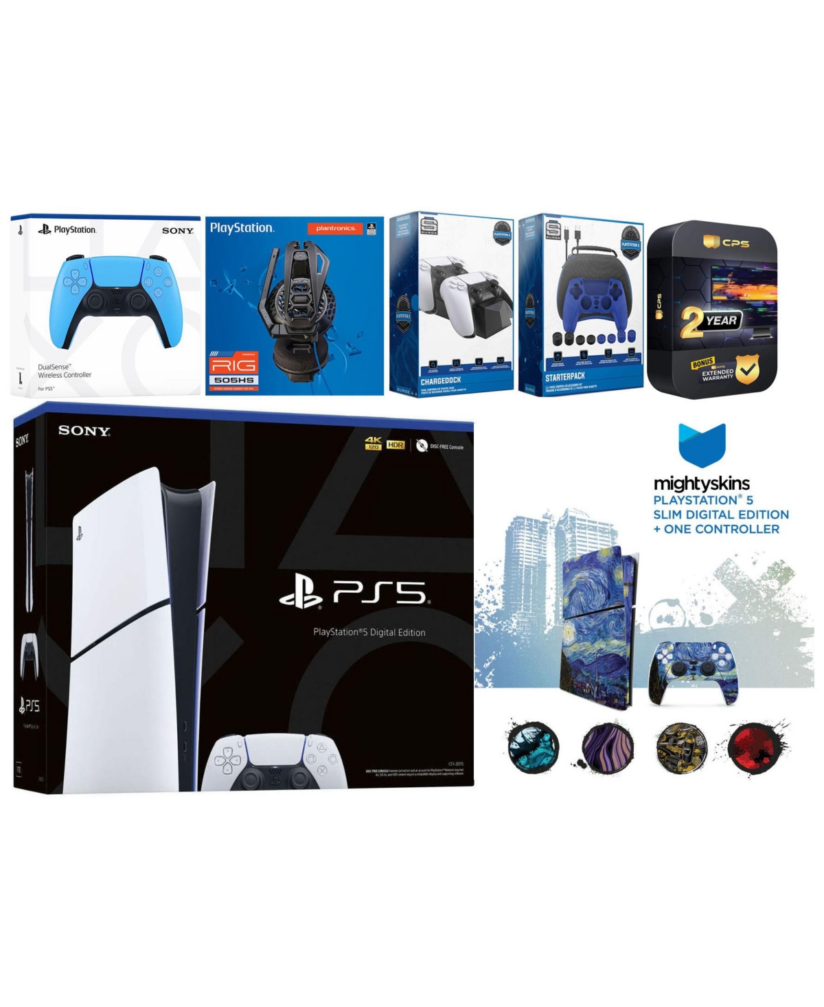 Click here for Sony Playstation 5 Slim Digital with Extra - Starl... prices