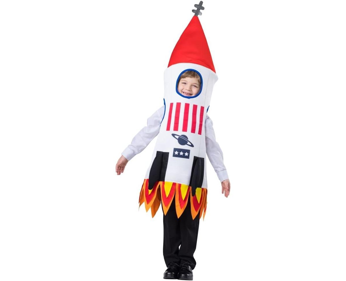 Click here for Dress Up America Rocketship Costume for Kids - Whi... prices