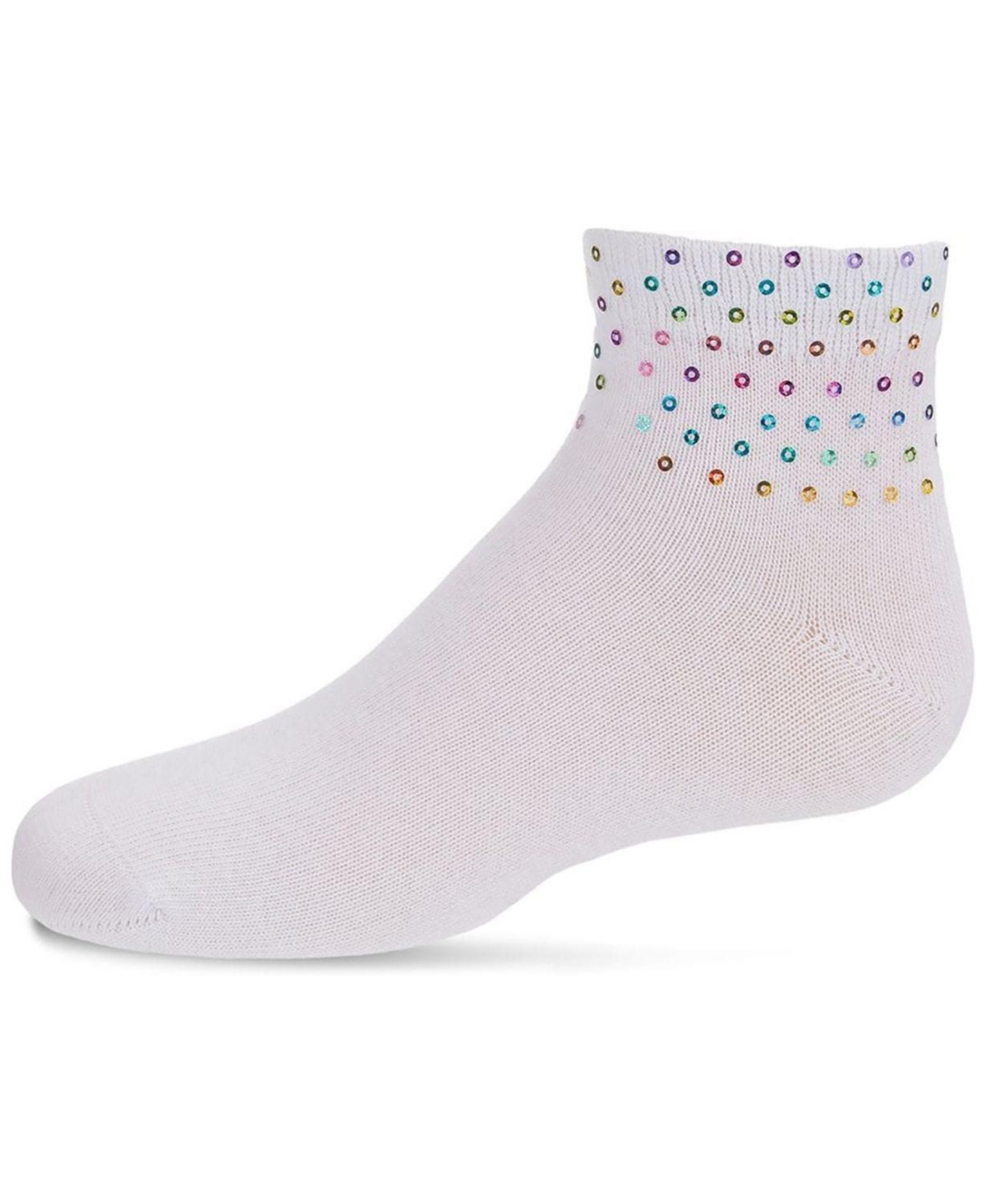 Click here for Memoi Little Girls Multicolor Sequin Cotton Blend... prices