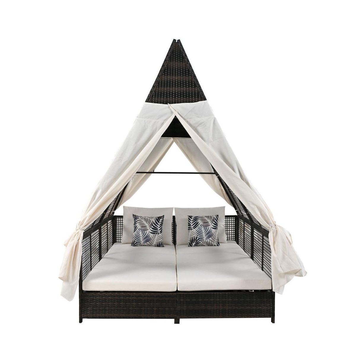 Click here for Chic Crate-Weatherproof Outdoor Daybed - Adjustabl... prices