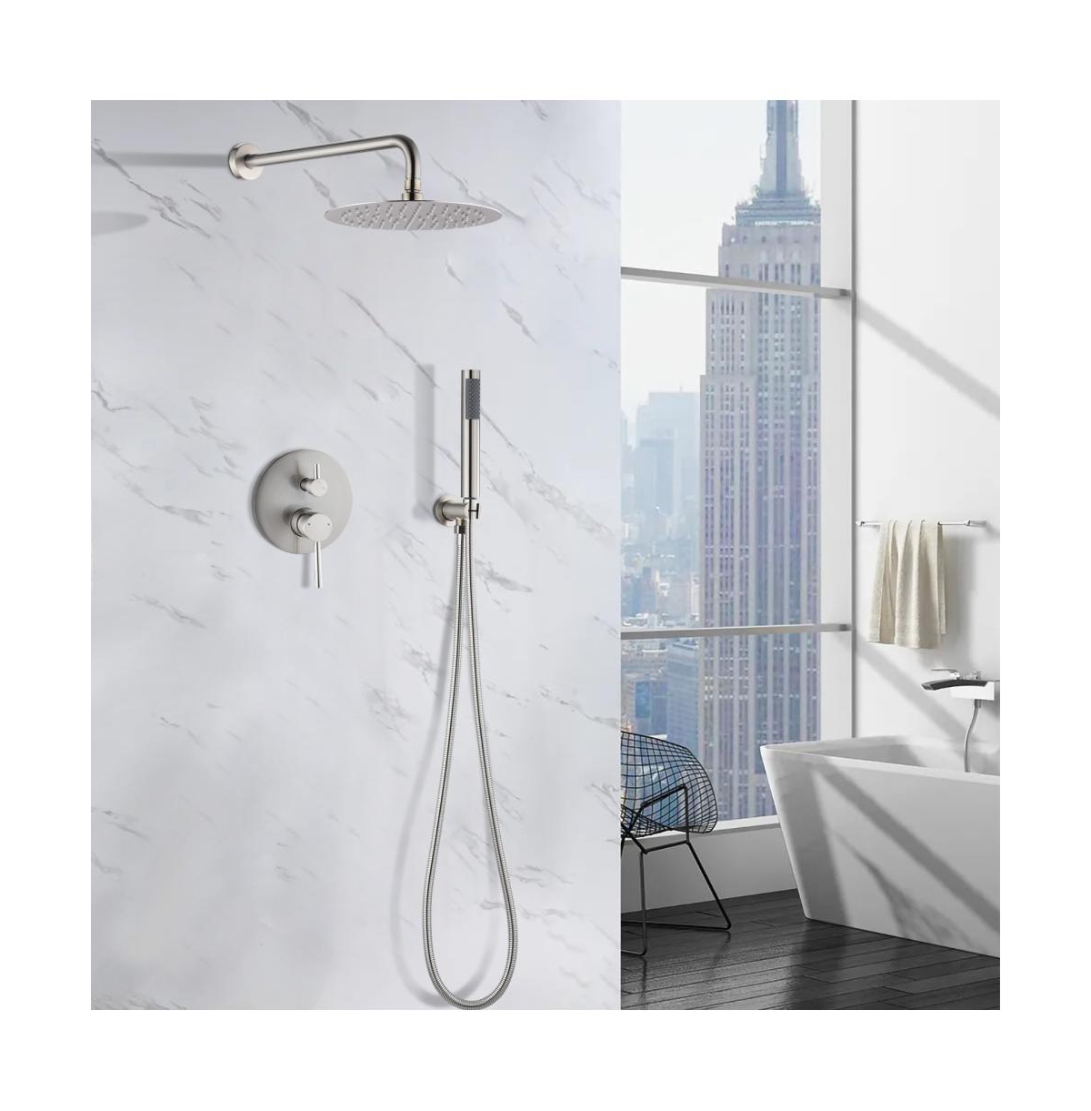 Click here for Rainsken Wall Mounted Round Shower Combo Set with... prices