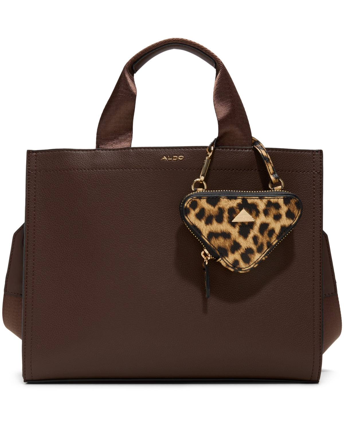 Click here for Aldo Mtl72Bagg Medium Satchel Bag - Mix Mat Brown prices