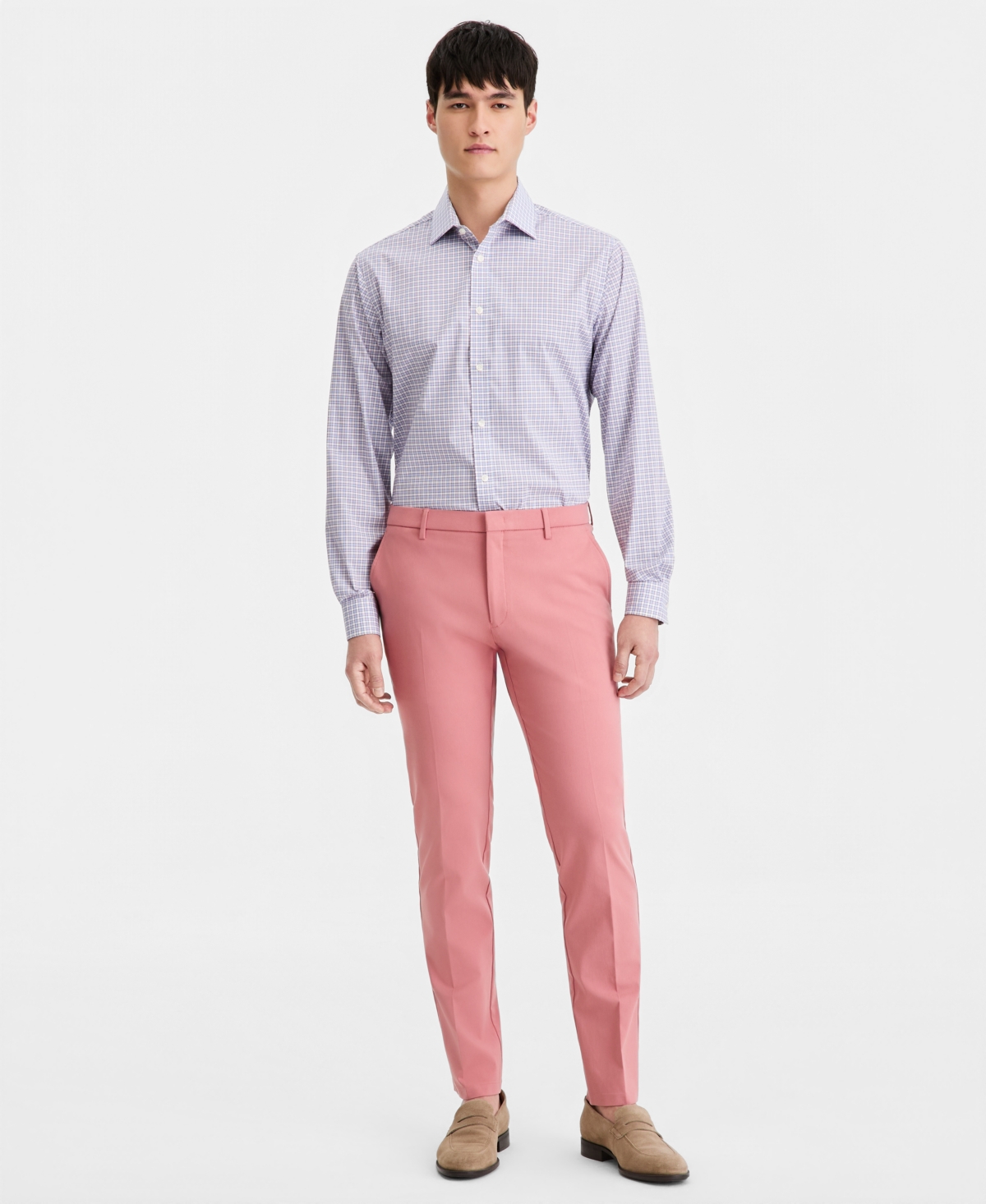Click here for Tommy Hilfiger Mens Modern-Fit Dress Pant - Coral prices