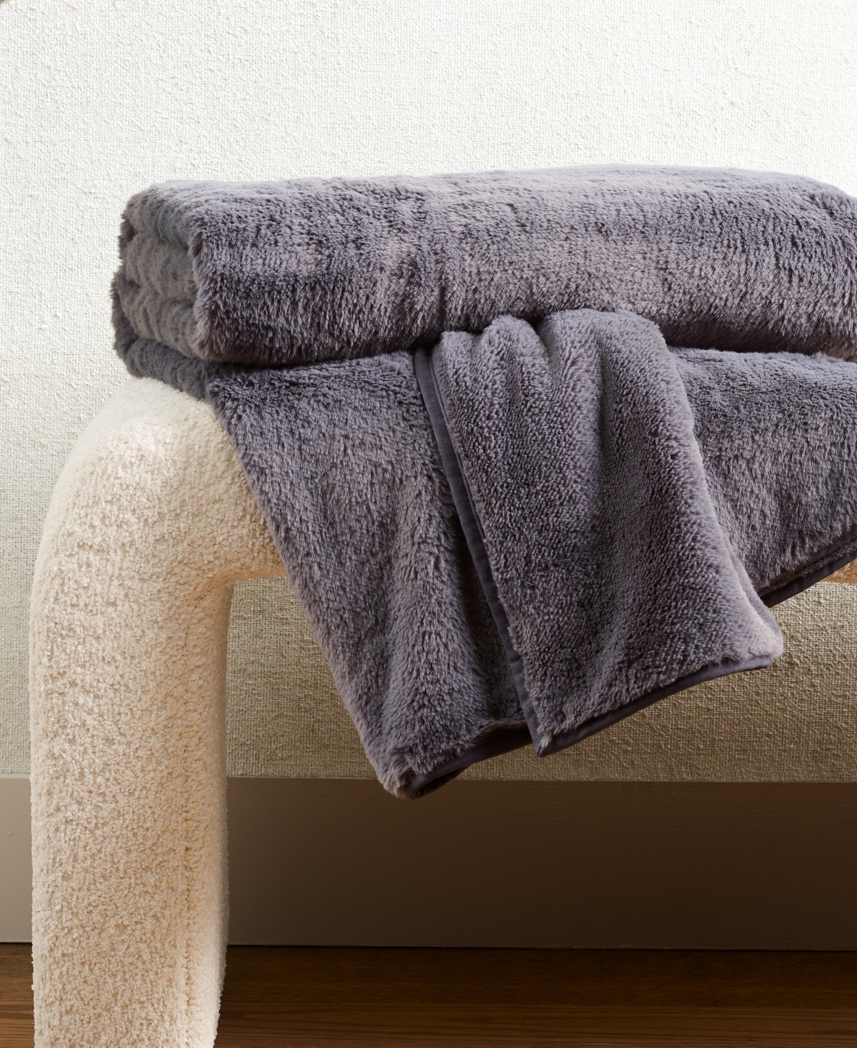 Click here for Hotel Collection Double-Sided Faux-Fur Throw  50 x... prices