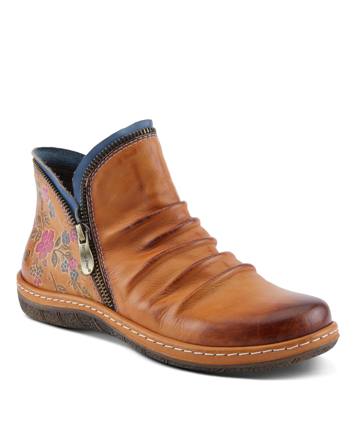 Click here for LArtiste Womens Chesapeake Hand-Painted Leather Bo... prices