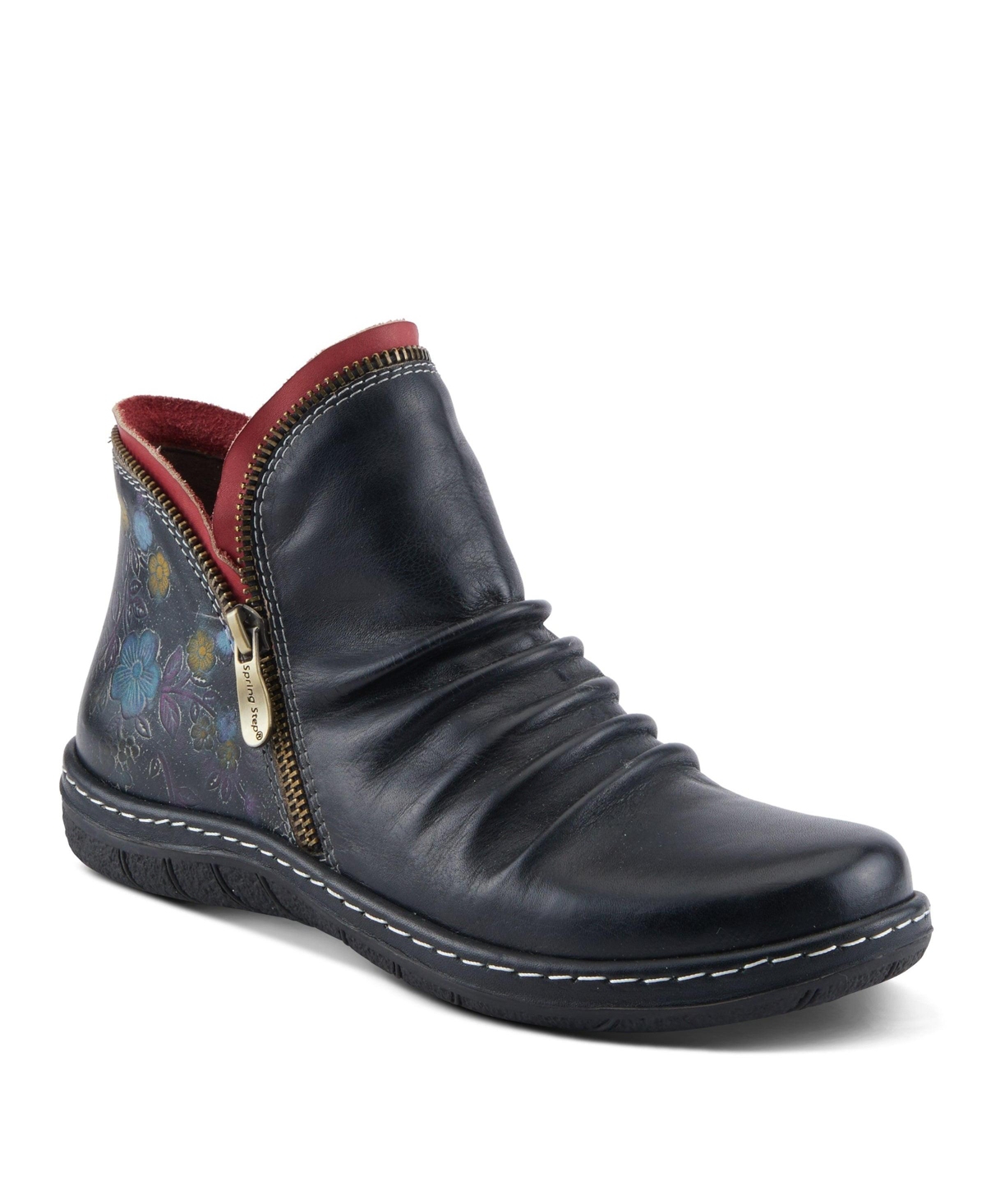 Click here for LArtiste Womens Chesapeake Hand-Painted Leather Bo... prices