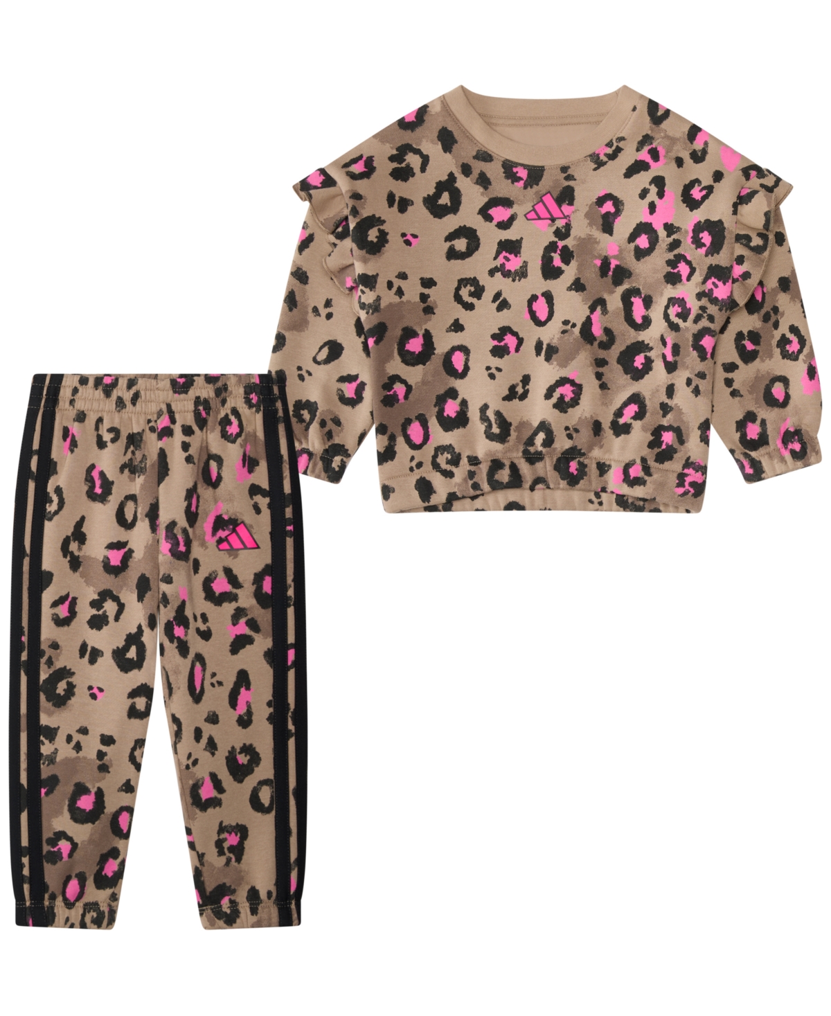 Click here for adidas Baby Girls 2-Piece Animal Print Top and Pan... prices