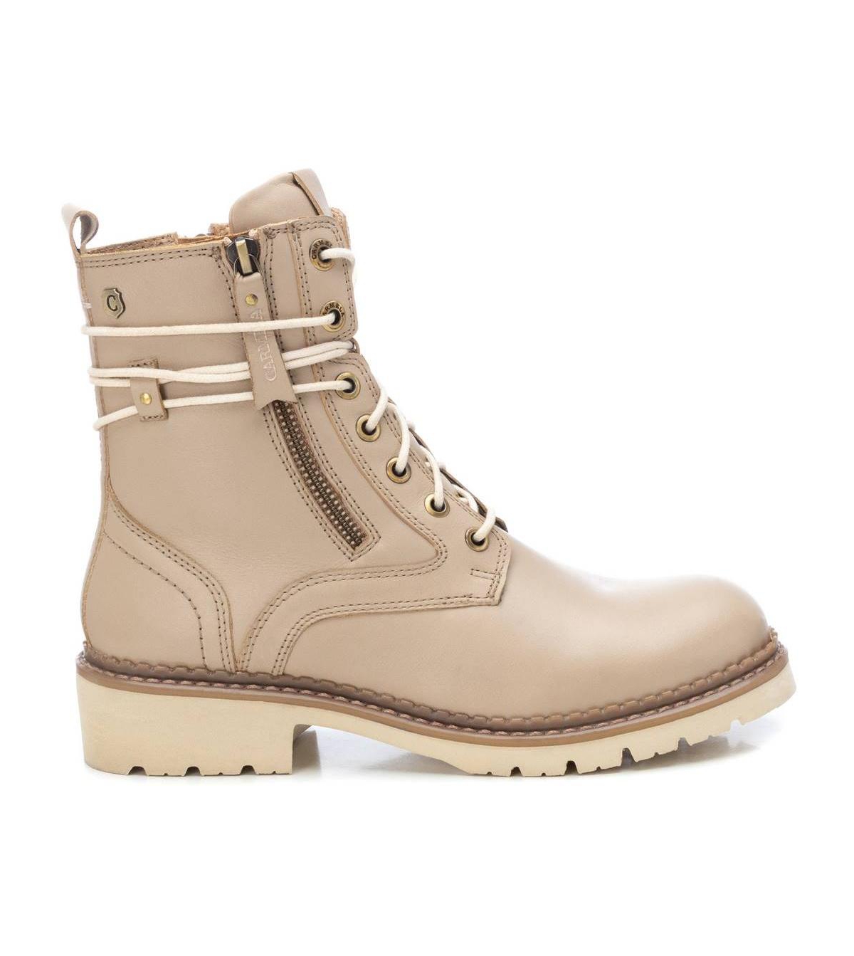Click here for Xti Womens Leather Combat Booties Carmela Collecti... prices