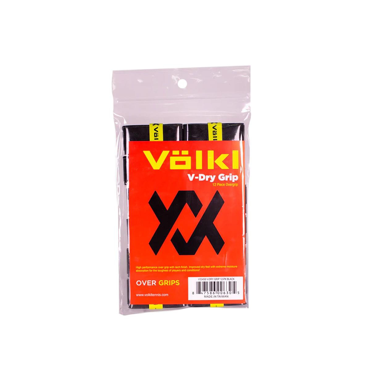 Click here for Volkl V-Dry 12 Pack Overgrip - Black prices