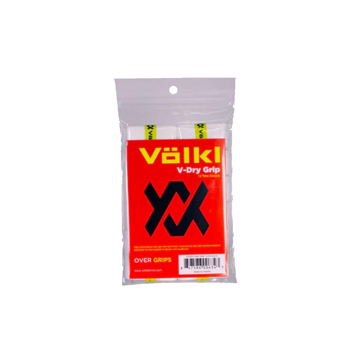 Volkl V-Dry 12 Pack Overgrip - White