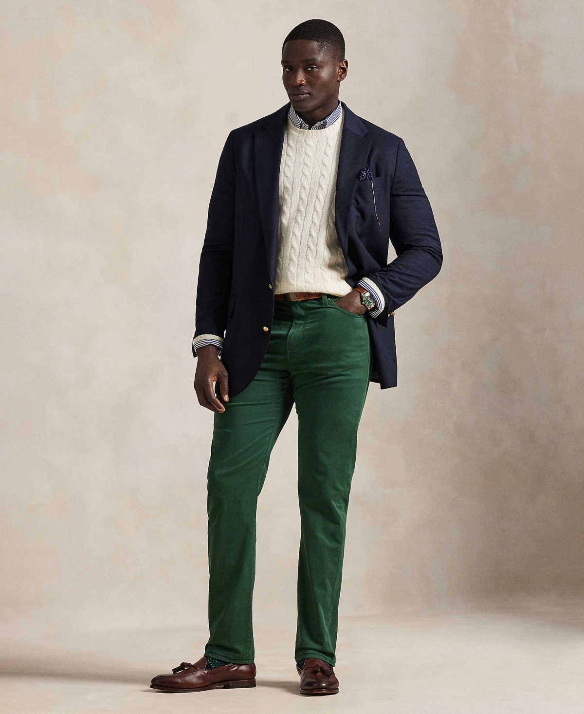 Click here for Polo Ralph Lauren Mens Big & Tall Varick Slim Stra... prices