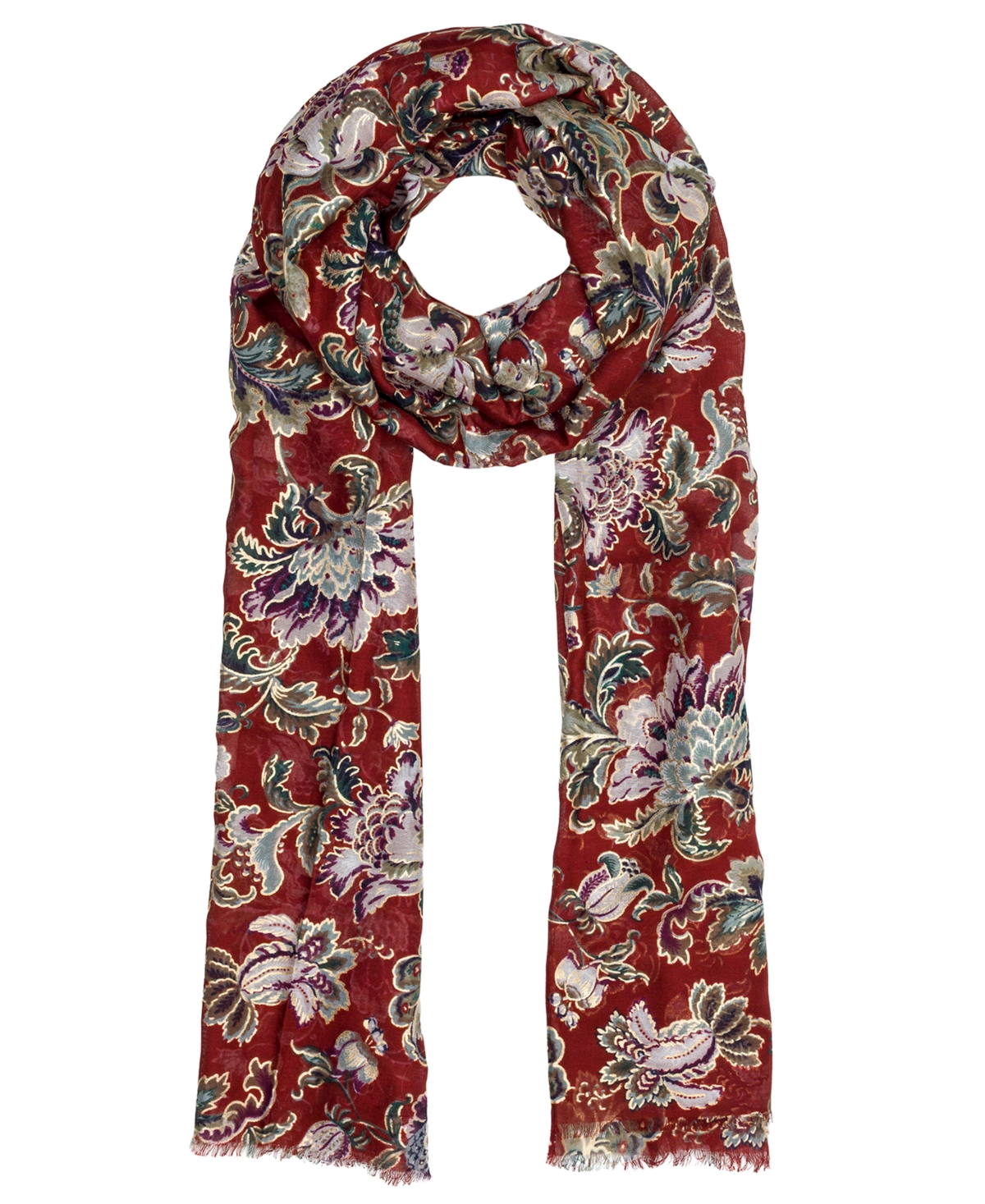 Click here for Patricia Nash Vintage Print Scarf - European Flora... prices