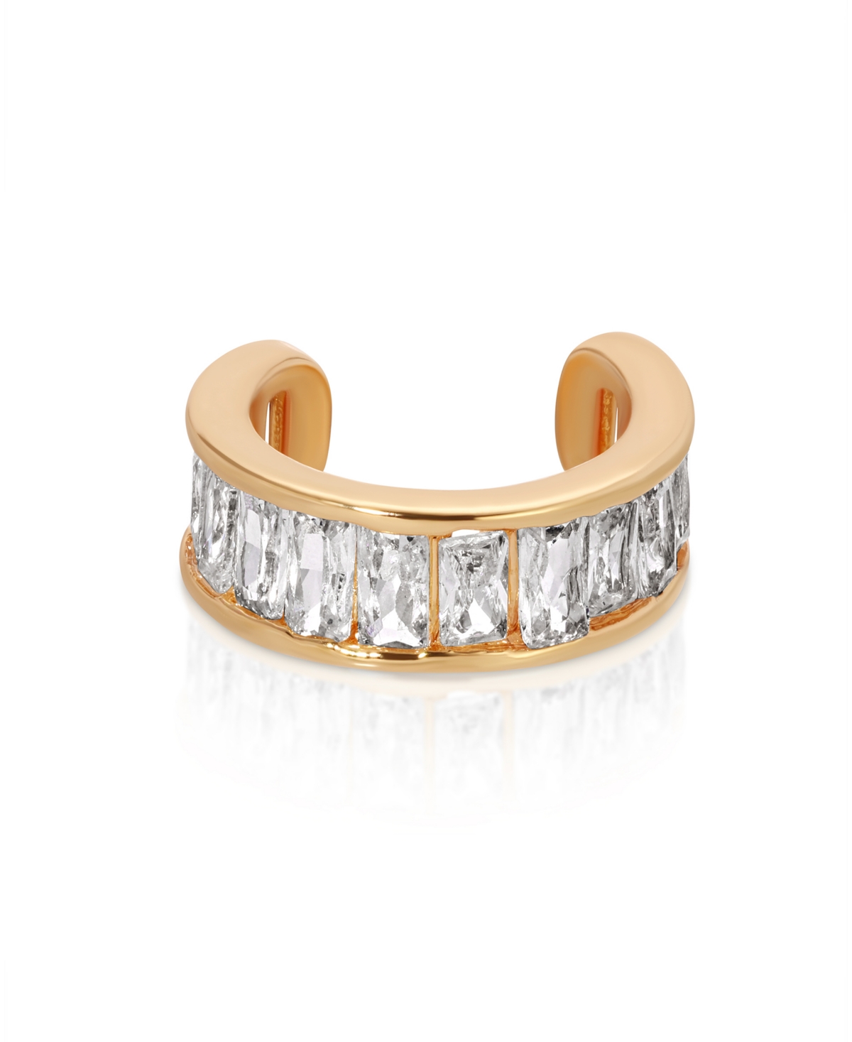 Click here for Ettika Class Crystal Gold Cuff Earrings - Gold prices