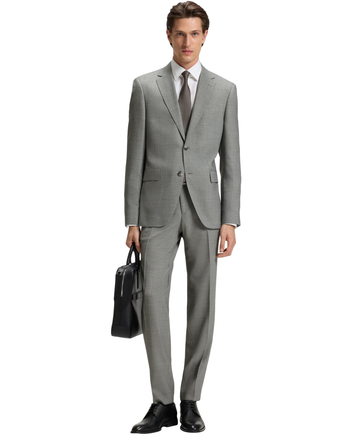 Click here for Boss by Hugo Boss Mens 2-Piece Wool Slim-Fit Suit... prices