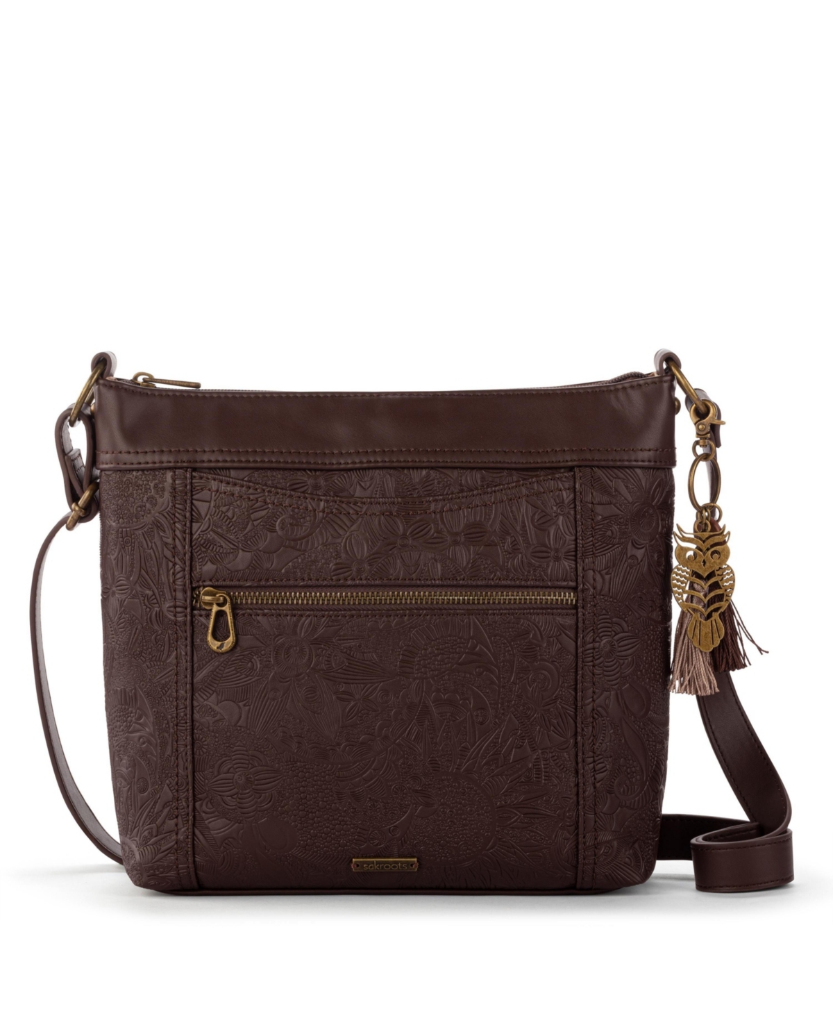 Click here for Sakroots Arcadia Crossbody - Mahogany prices