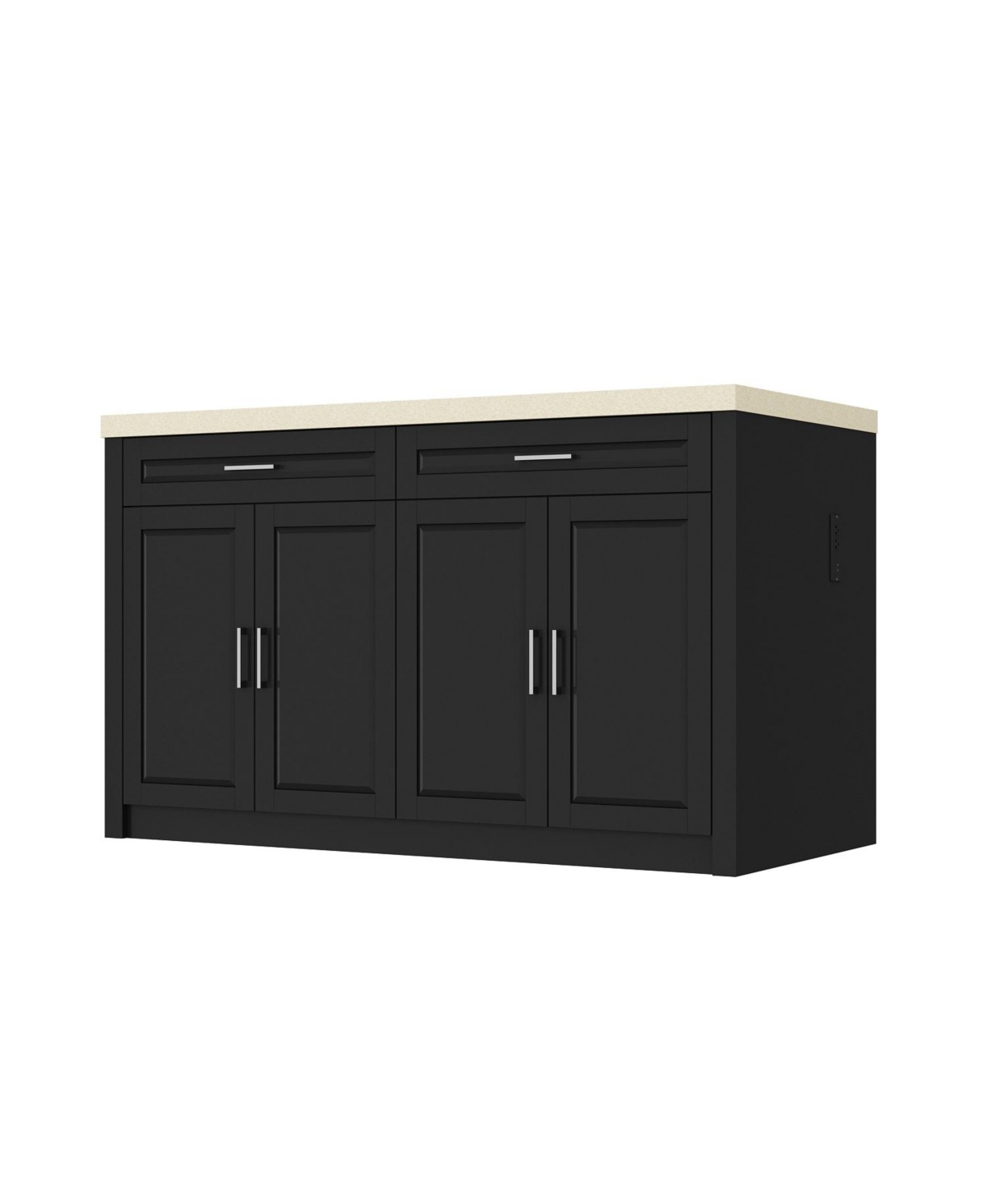 Click here for Homsee Kitchen Island with 2 Drawers  4 Doors  Kit... prices