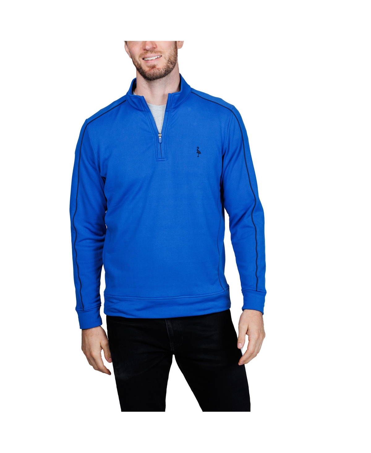 Click here for Tailorbyrd Mens Textured Knit Performance Quarter... prices