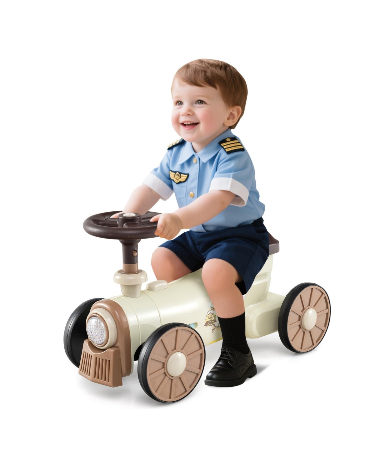 Click here for Ride on Toy with Steering Wheel and Train Whistle... prices