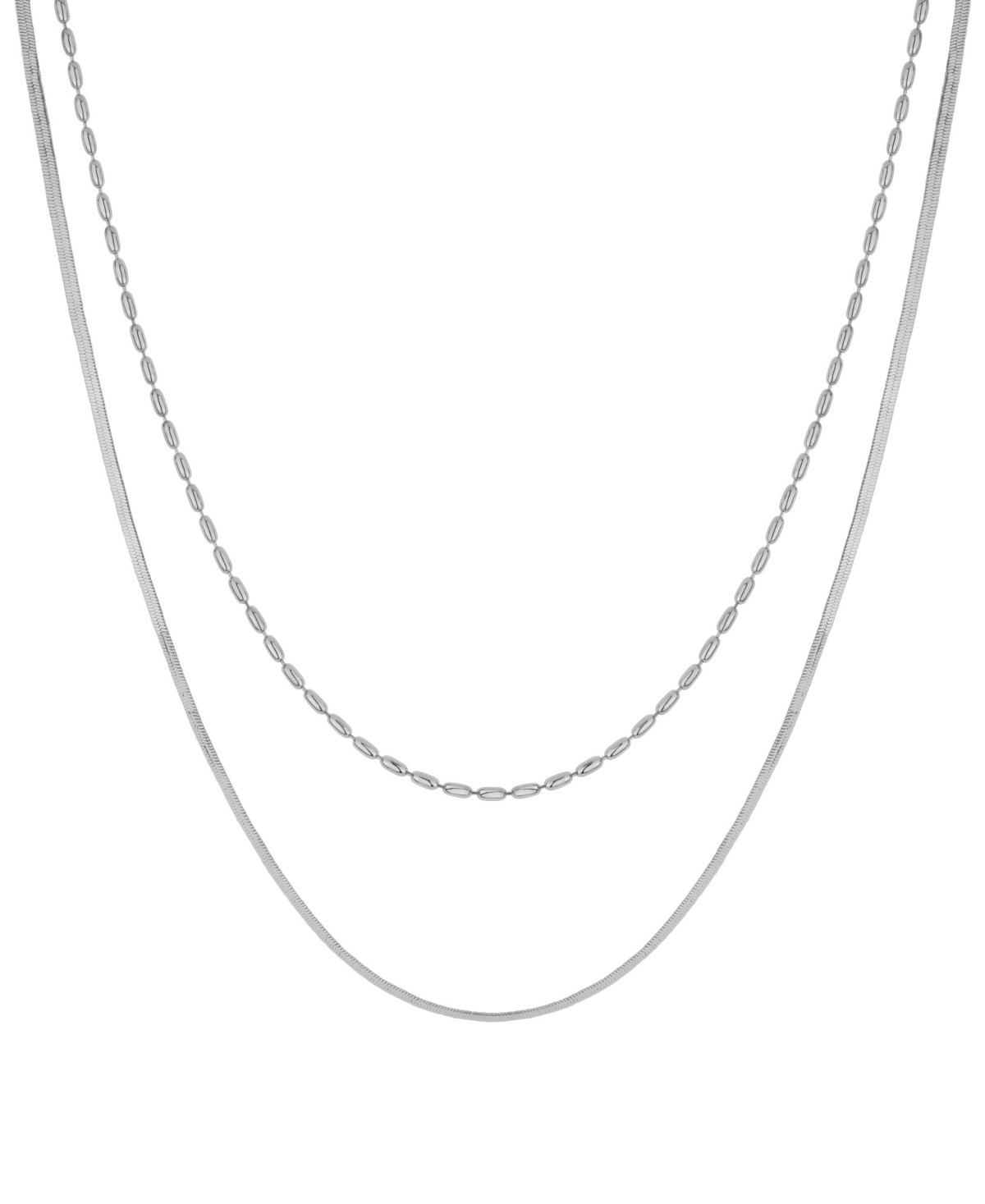 Click here for And Now This Double Strand Necklace - Silver prices