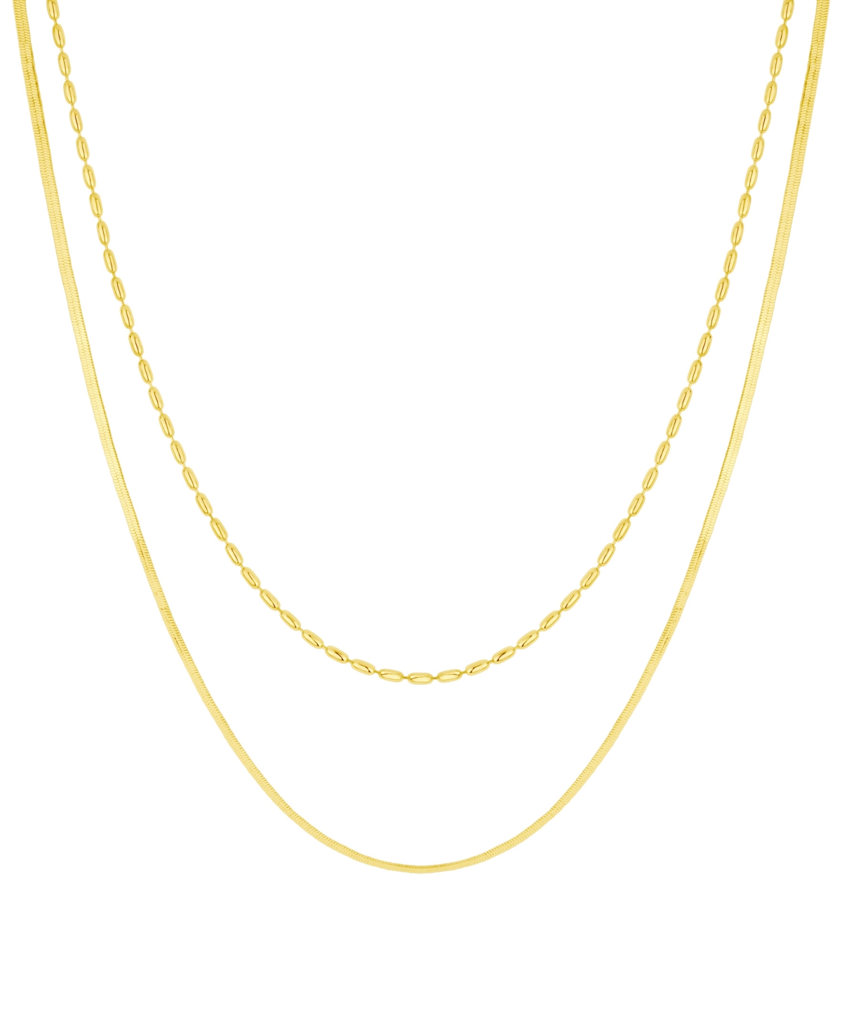 Click here for And Now This Double Strand Necklace - Gold prices