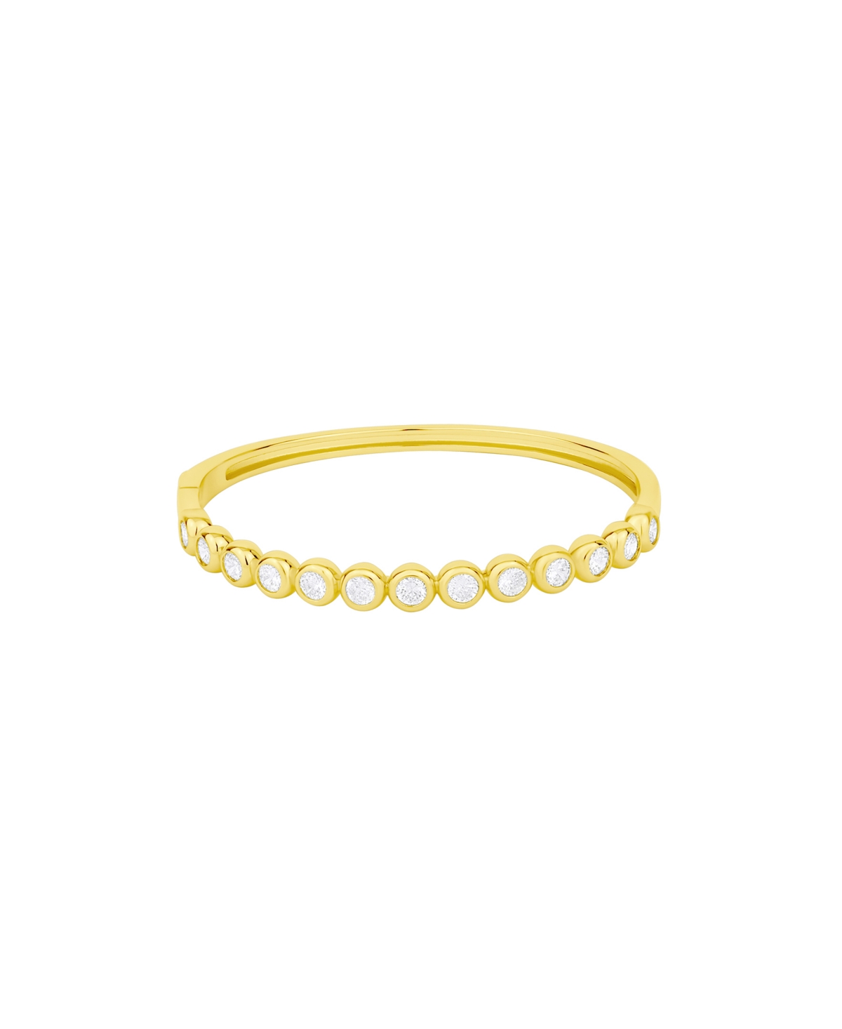 Click here for And Now This Cubic Zirconia Bangle Bracelet - Gold prices