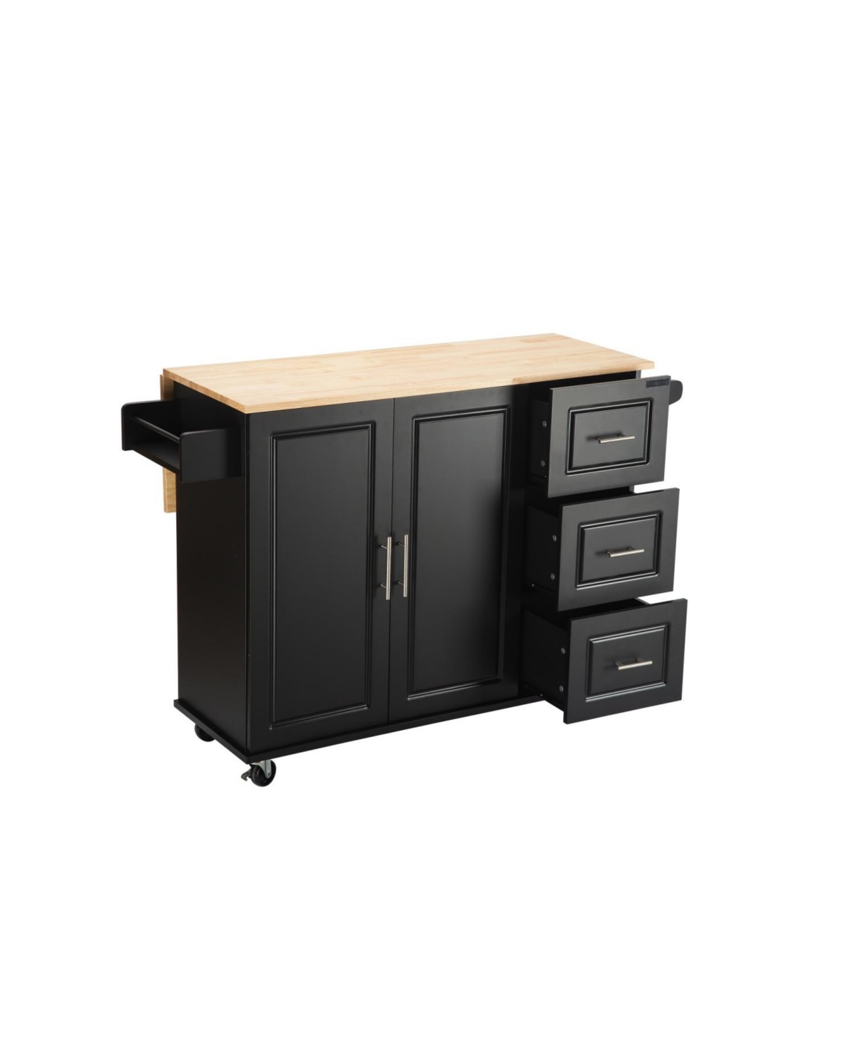 Click here for Streamdale Mobile Kitchen Island with Extendable T... prices