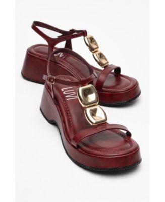 Prologue Shoes Kerry Buckle Platform Sandal (Women) - Macy's