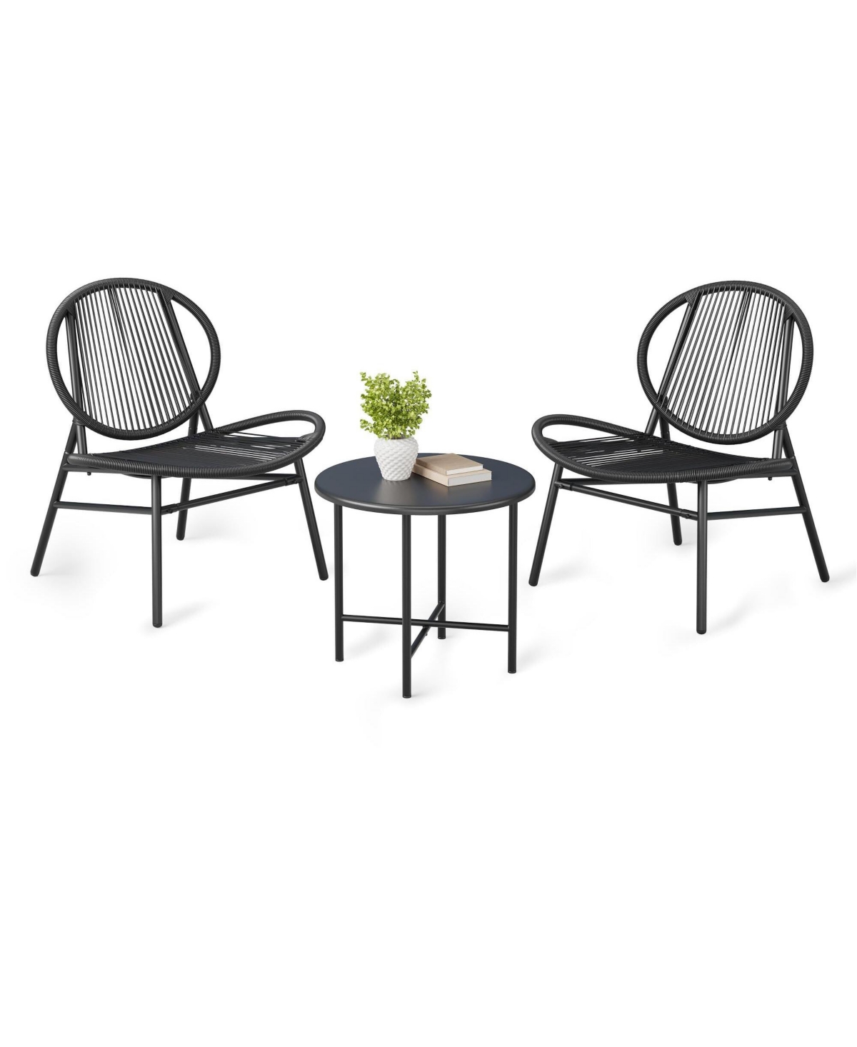 Click here for gaomon 3-Piece Outdoor Seating Acapulco Chair All... prices