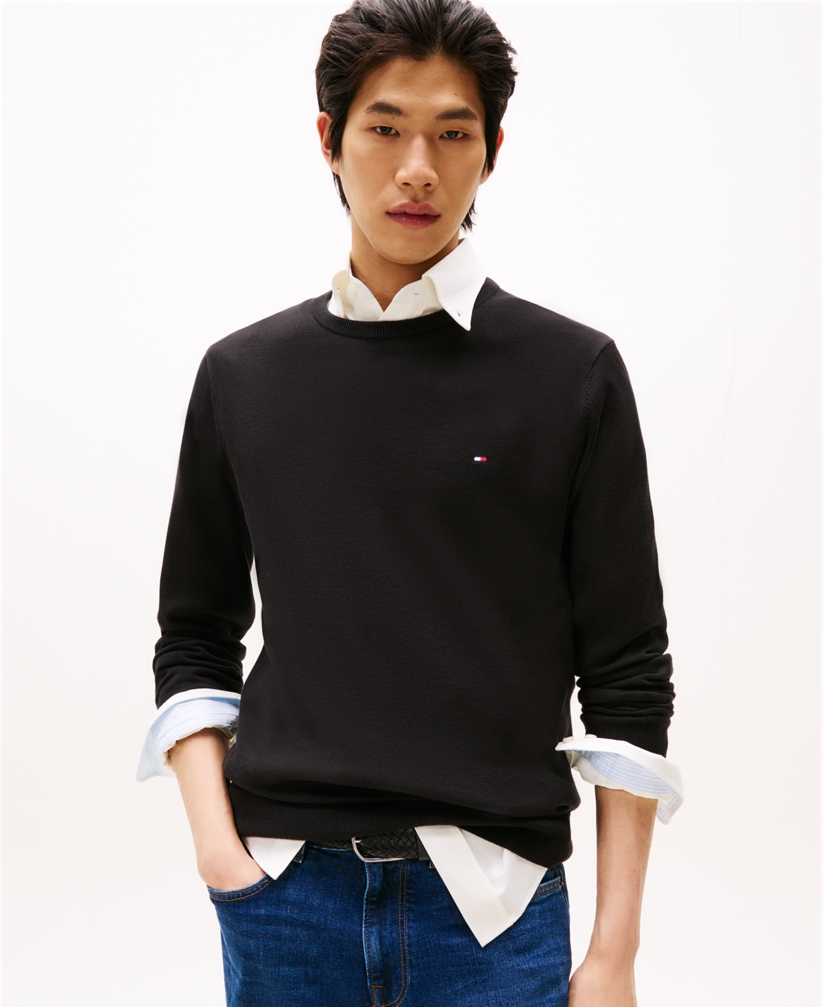 Click here for Tommy Hilfiger Mens Essential Crew Neck Sweater -... prices