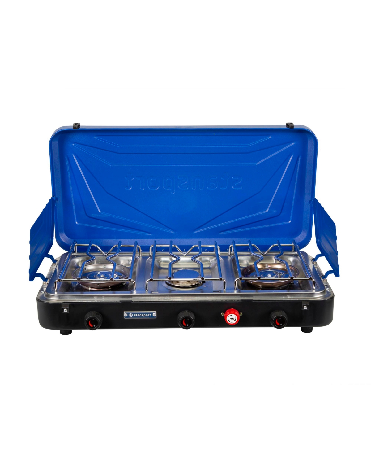 Click here for Stansport 3-Burner Propane Camp Stove - Blue stove... prices