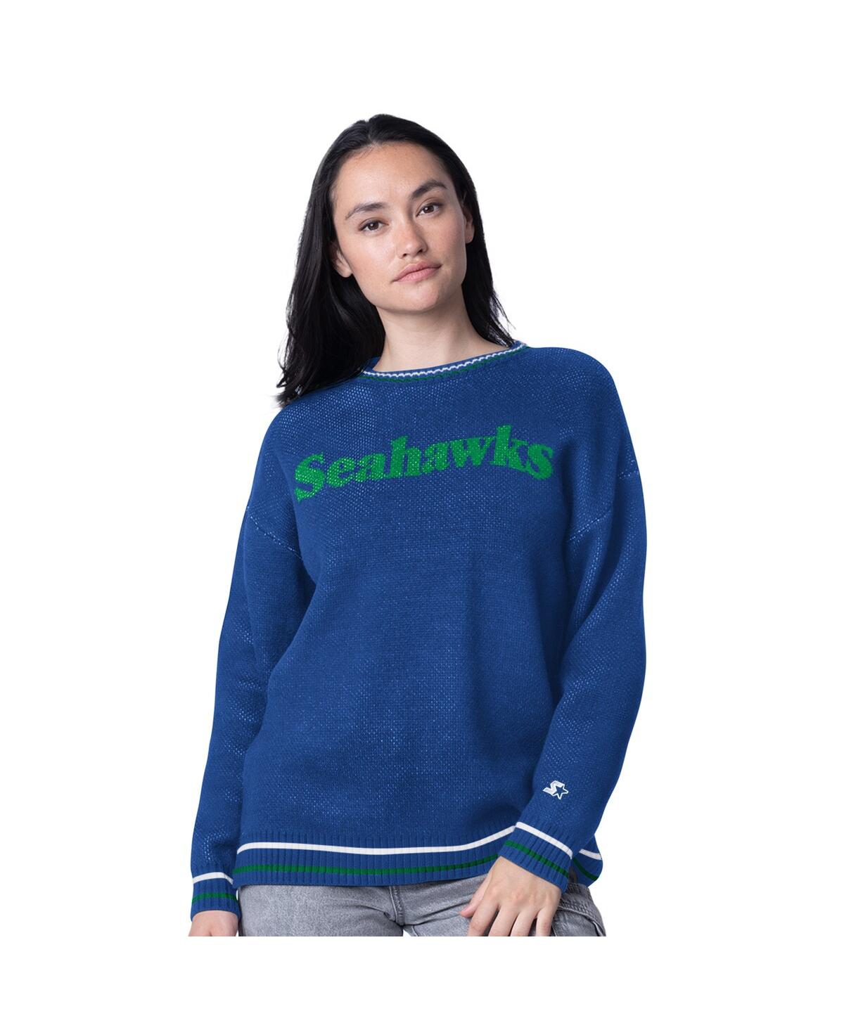 Click here for Starter WomensÂ  Royal Seattle Seahawks Oversized... prices