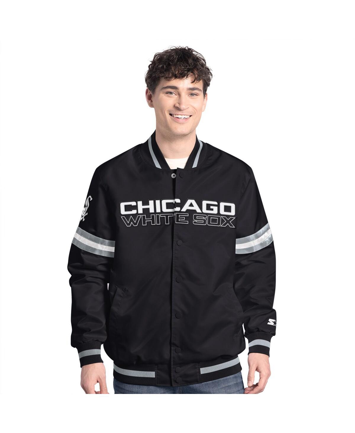 Click here for Starter MensÂ  Black Chicago White Sox Scout Full-... prices