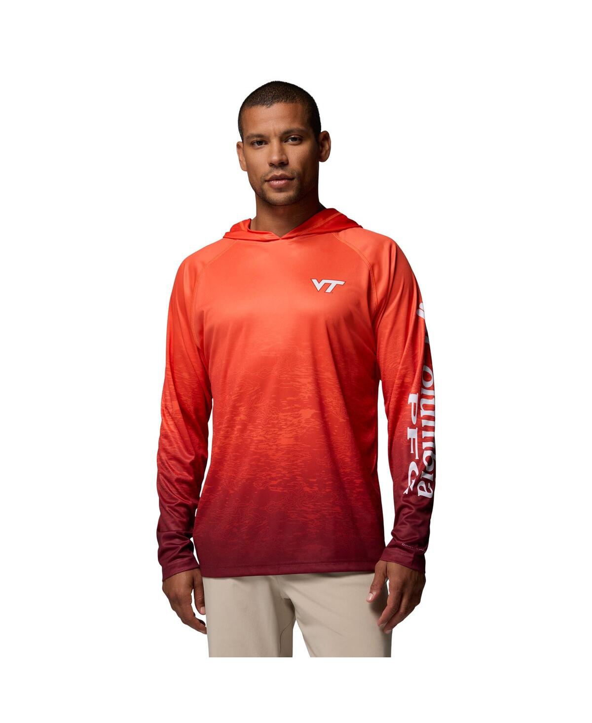 Click here for Columbia Mens Orange Virginia Tech Hokies Pfg Grad... prices