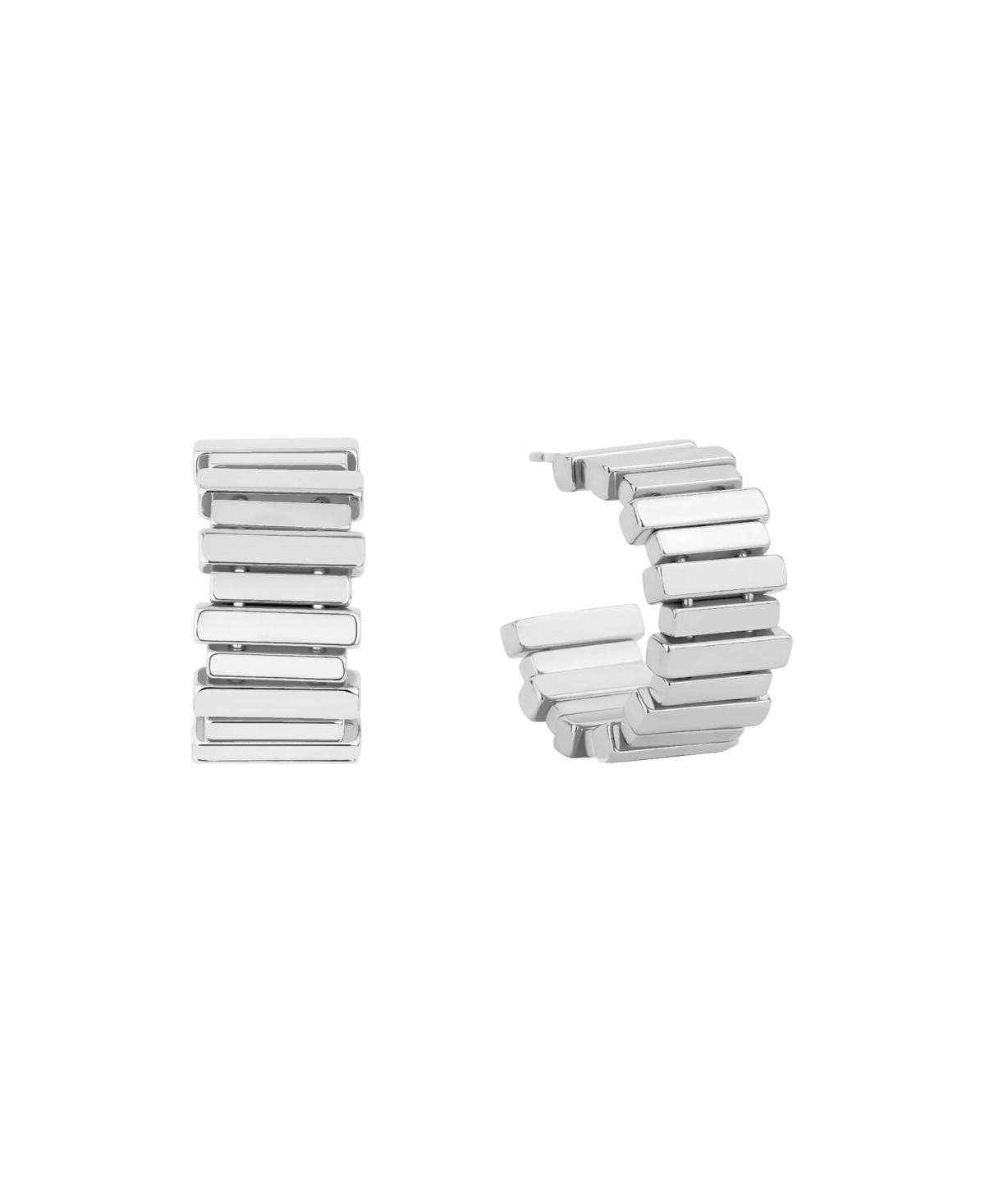 Click here for And Now This Stacked Hoop Earrings - Silver prices