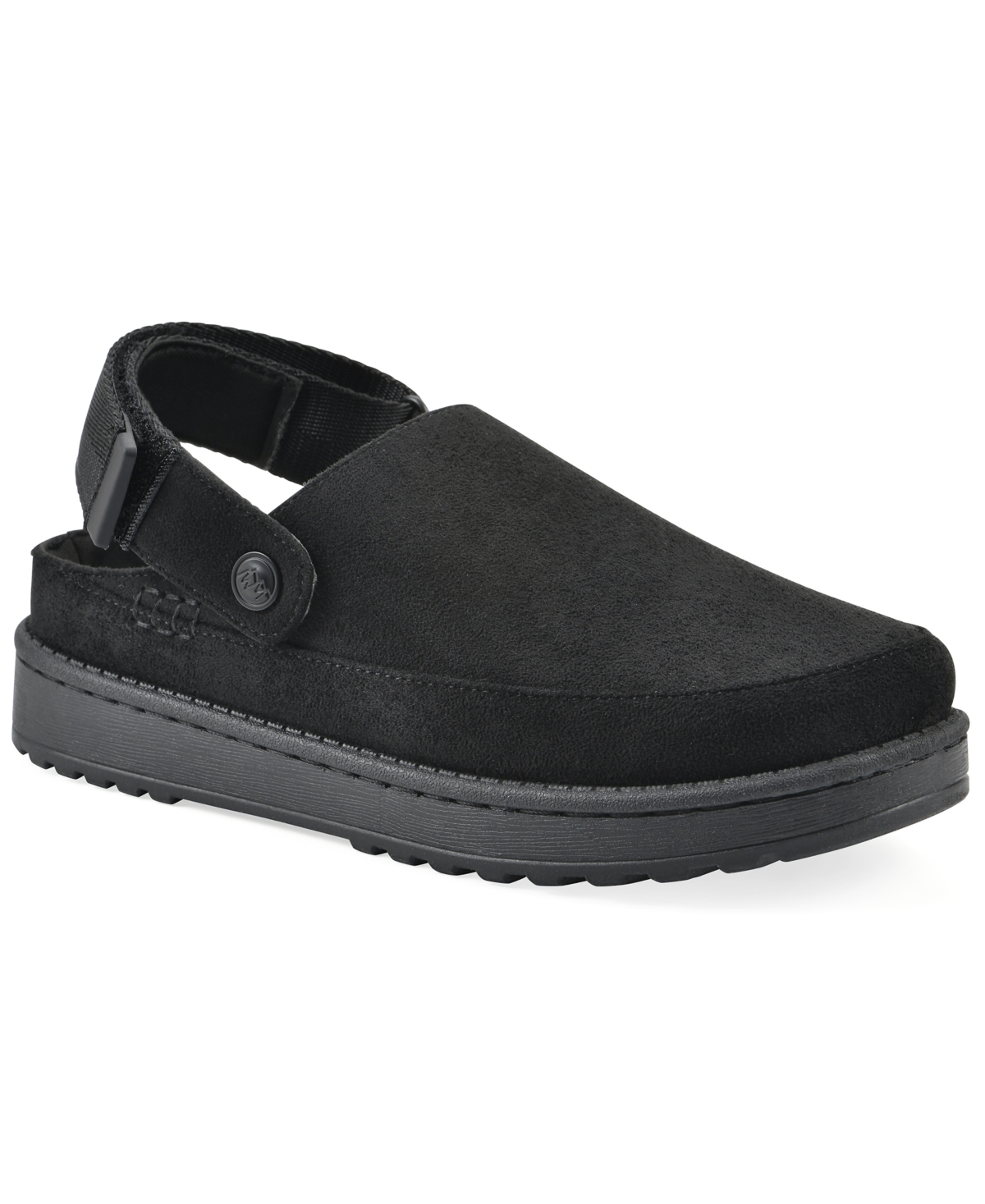 White Mountain Womens Icebound Slingback Clogs - Black