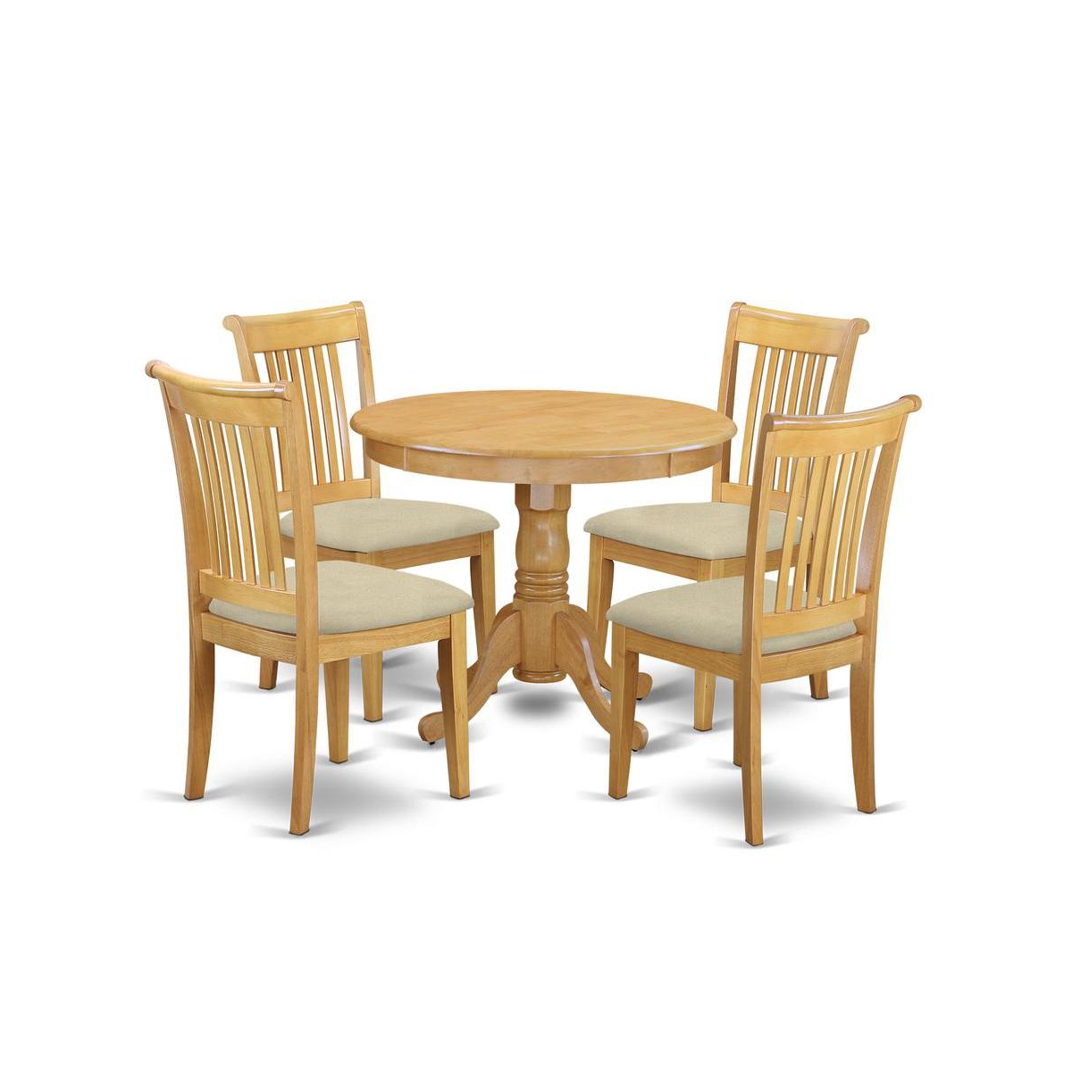 Click here for East West Furniture Dining Room Set Oak - Oak prices