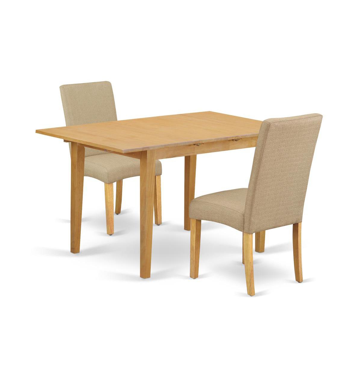 Click here for East West Furniture Dining Room Set Oak - Oak prices